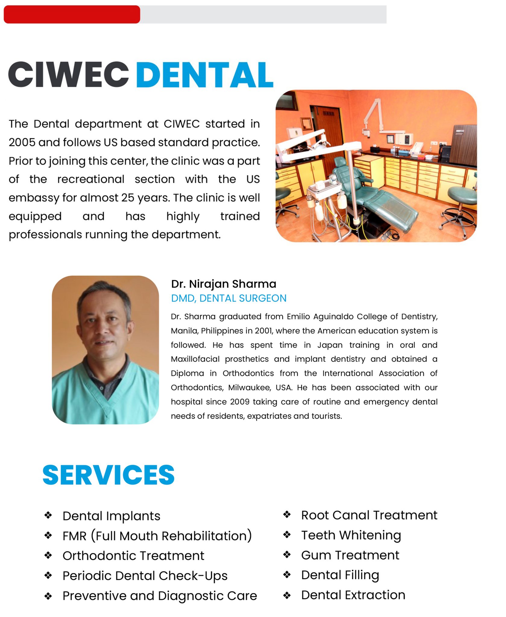 CIWEC Dental – CIWEC Hospital